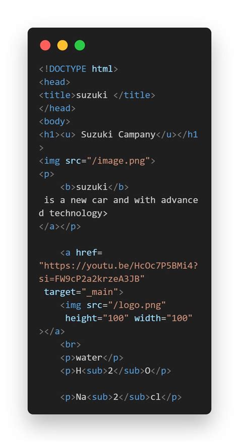 Huzaifa Qazi On Linkedin Diving Into Html Is Like Opening A Gateway To