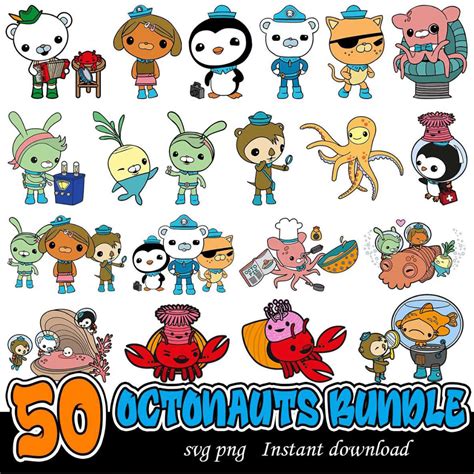50 Octonauts Svg Bundle Octonauts Svg Octonauts Vector Oc Inspire