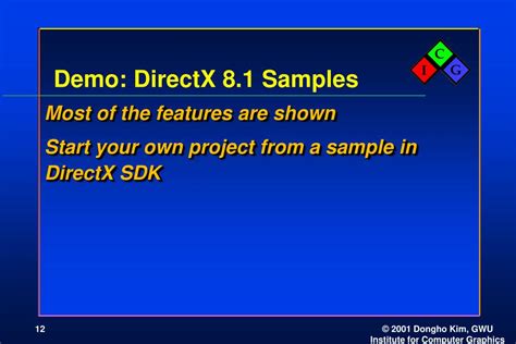 Ppt Introduction To Directx Programming Powerpoint Presentation Free Download Id1292379