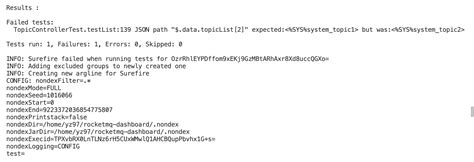 fix flaky test in topiccontrollertest java · issue 119 · apache