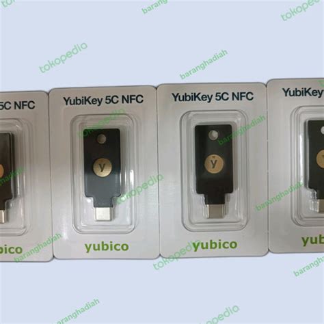 Jual Yubico Yubikey 5 Series 5C NFC FIDO2 Certified USB C Security Key Jakarta Utara