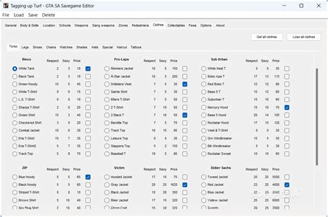 GTA San Andreas Savegame Editor Download Softpedia