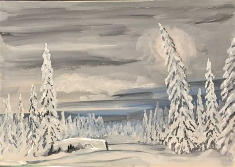 Зимняя тайга Outdoor Snow