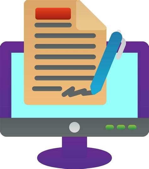 Digital Signature Vector Icon Design 25203438 Vector Art At Vecteezy