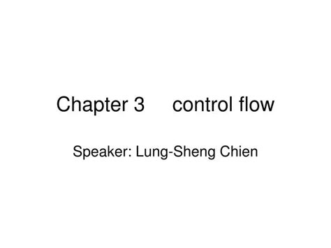 Ppt Understanding Control Flow Statements In Programming Powerpoint Presentation Id4098913