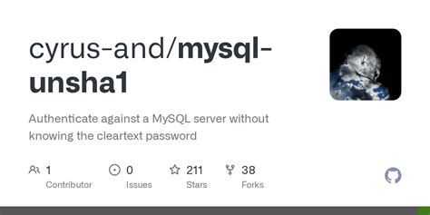 Authenticate Against A Mysql Server Without Knowing The Cleartext Password Cyrus Andmysql