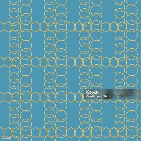 육각형 링 매끄러운 질감 모자이크 인레이 스테인드 글라스 스타일로 일러스트레이션 아르 데코 스타일 매끄러운 혼돈의 육각 형 패턴 벽지 섬유 인쇄 타일 황금 육각형과 반지 2
