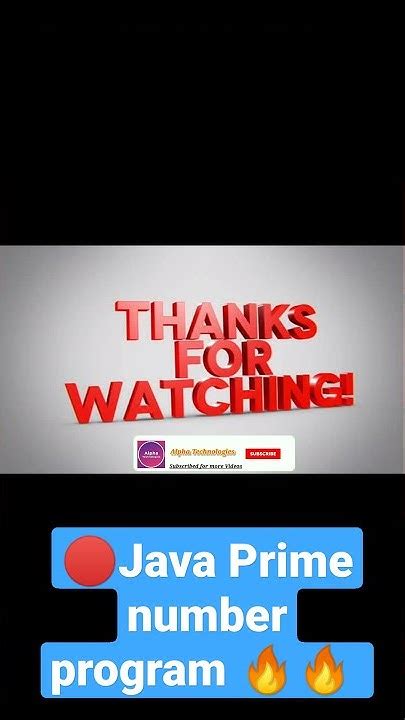 🔴java Prime Number Program 🔥 Shorts Javashorts Program Coding Youtube