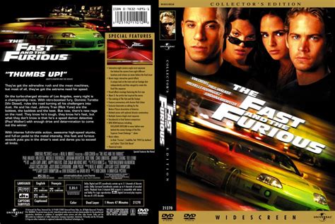 The Fast And The Furious Movie Dvd Custom Covers