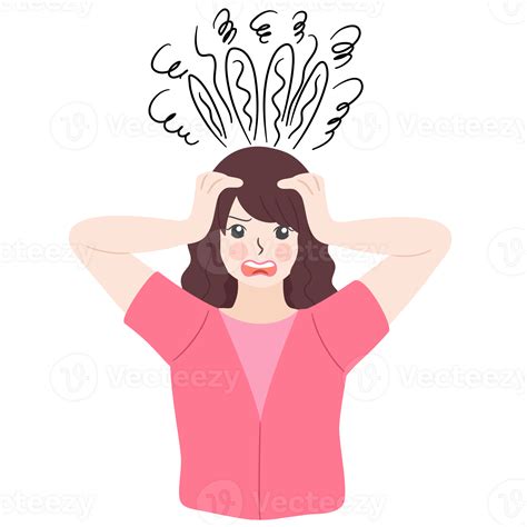 Stressed Cartoon Character 30936651 Png
