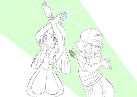 Lillie And Ash Ketchum Pokemon And More Danbooru
