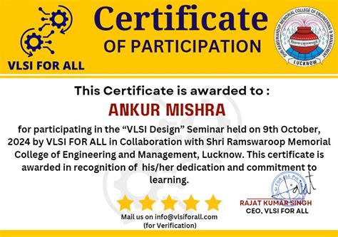 Ankur Mishra On Linkedin Vlsi