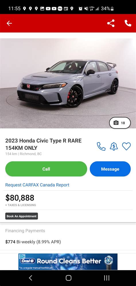 Insane Markup Only Two Pop Up On Auto Trader In Canada Both In Bc