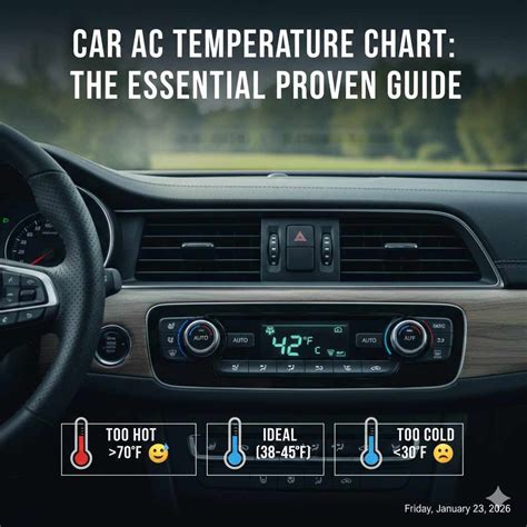 Car Ac Temperature Chart The Essential Proven Guide