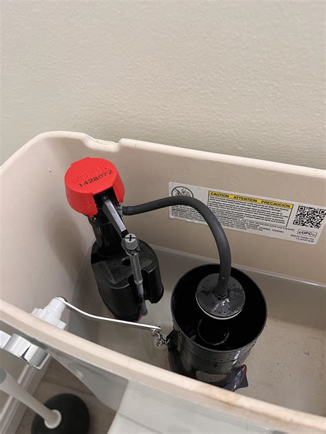 Just Moved In Toilet Bowl Water Wont Refill On Its Own I Think Its