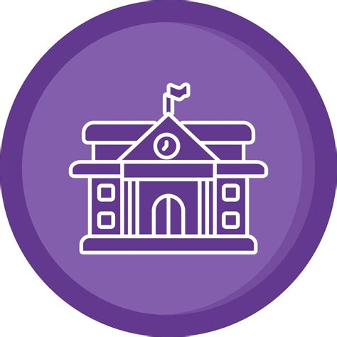 College Solid Purple Circle Icon 37507365 Vector Art At Vecteezy