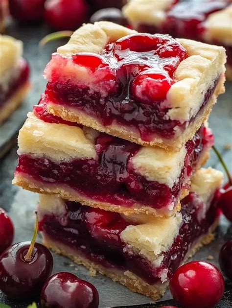 Easy Cherry Pie Bars Recipe Recipes By Clare