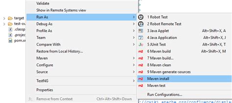 robotframework eclipse for robot framework java version project