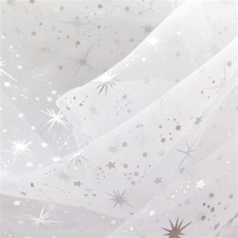 Decorative Silk Inc Star Bursts Sheer Organza 5860 Inch Wide Fabric