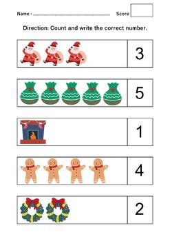 Count And Write The Correct Number SET By Tasneem Ahmad TPT