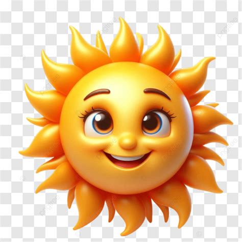 A Delightful Sun Smiley Face Icon Showcasing A Beaming Smile And