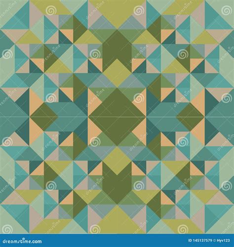 Abstract Retro Geometric Background Vector Stock Illustration Illustration Of Decoration