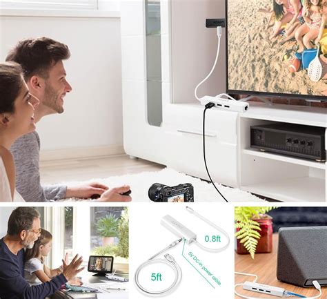 Adapter Smays Ethernet Micro Usb Otg Hub With Power Cable Bradtech Computer Solutions