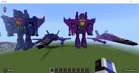 Transformers Skywarp Cyberverse Rminecraftbuilds