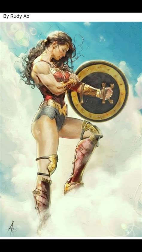 Wonder Woman Fitness Wonder Woman With Shield Buff Wonder Woman Art