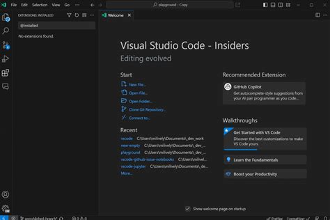 Empty Profile W O Extensions No Install Prompts In Remote Indicator