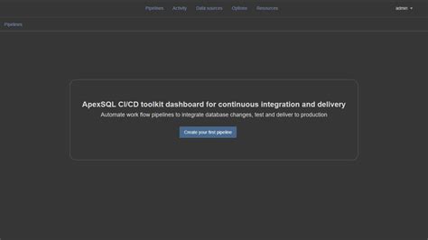 Whats New In Apexsql Developer Apexsql Cicd Toolkit Web Dashboard
