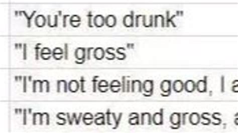 Wife Shares Husbands Excel Spreadsheet Of Her Excuses To Avoid Sex Daily