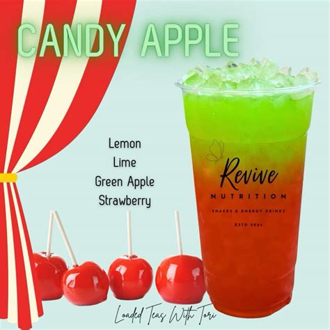 Candy Apple Revive Nutrition Herbal Teas Recipes Energy Tea