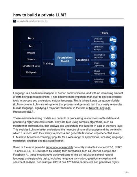 Crafting Your Customized Legal Mastery A Guide To Building Your Private Llm Pdf