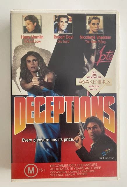 Deceptions Vhs First Release Big Box Ex Rental Video Tape Hamlin