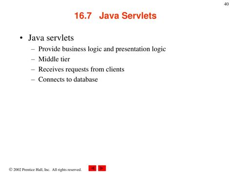 Ppt Chapter 16 — Server Side Java Programming Powerpoint Presentation