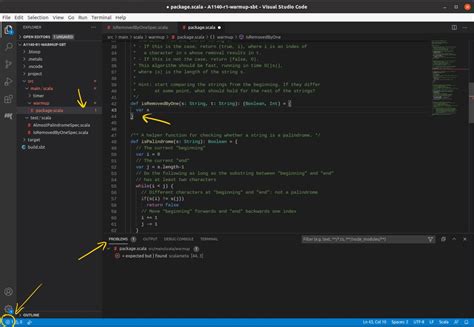 Using The Visual Studio Code Editor — Cs A1140 Instructions Documentation