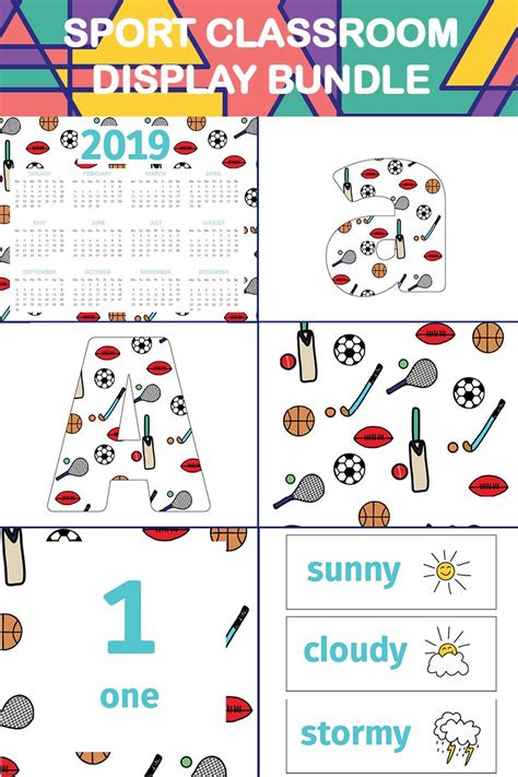 Sport Themed Classroom Decor Display Bundle Artofit