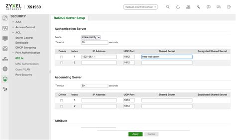 using the features of dynamic vlan and authentication on zyxel switches