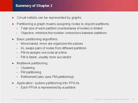 KLMH Chapter Netlist And System Partitioning VLSI KLMH Chapter Netlist And System Partitioning VLSI