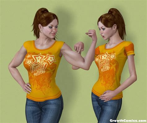 One Twin Female Muscle Growth By Lingster Scrolller
