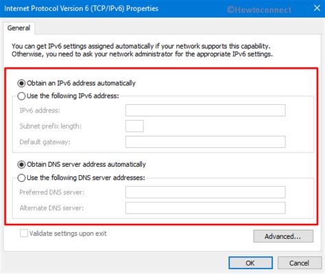 how to configure ipv6 internet protocol version 6 in windows 11 or 10