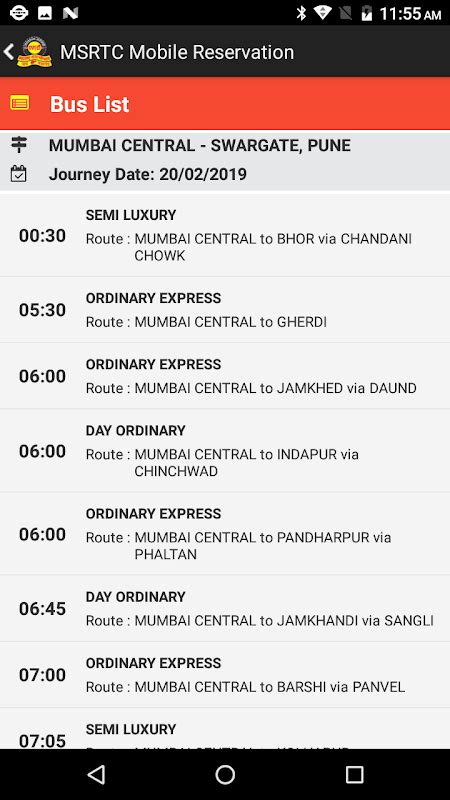 msrtc mobile reservation app apk para android descargar