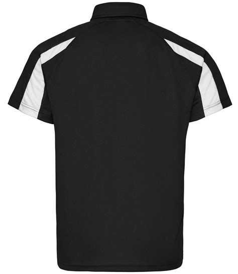 Awdis Cool Contrast Polo Shirt Fire Label