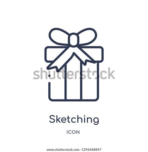 Linear Sketching Icon Creative Process Outline Stock Vector Royalty Free 1296468847 Shutterstock
