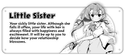 20 Living With Sister Monochrome Fantasy на