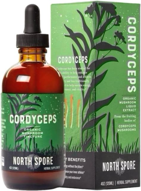 North Spore Organic Cordyceps Tincture Mushroom Liquid