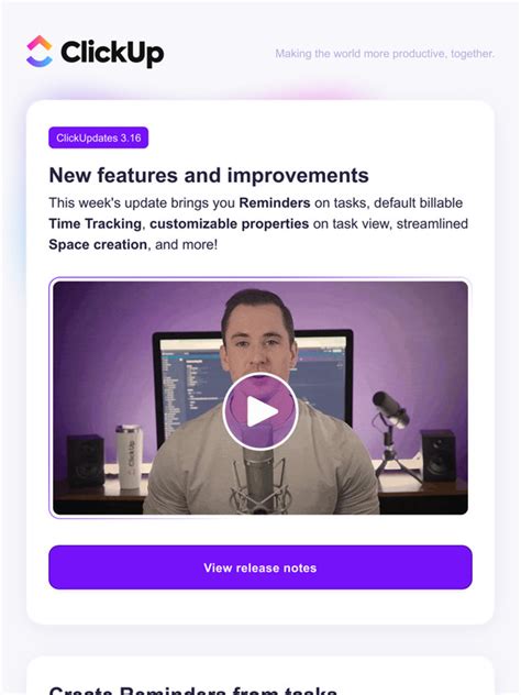 Clickup Create Reminders From Tasks Customize Properties On Task View