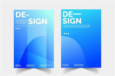 추상적인 파란색 배경 디자인 템플릿 프리미엄 벡터
