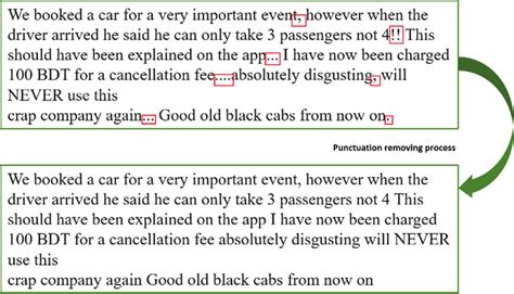 3 Example Of Punctuation Removing From The Text Download Scientific Diagram